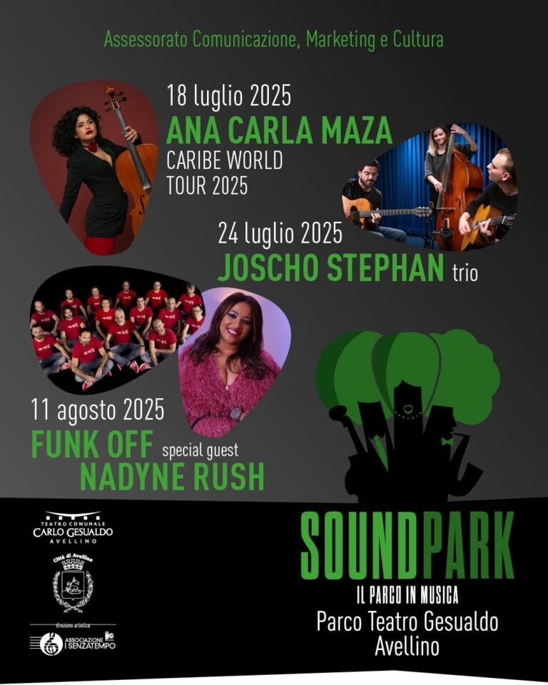 Avellino, estate di concerti all’aperto: il 18 luglio parte Sound Park ...