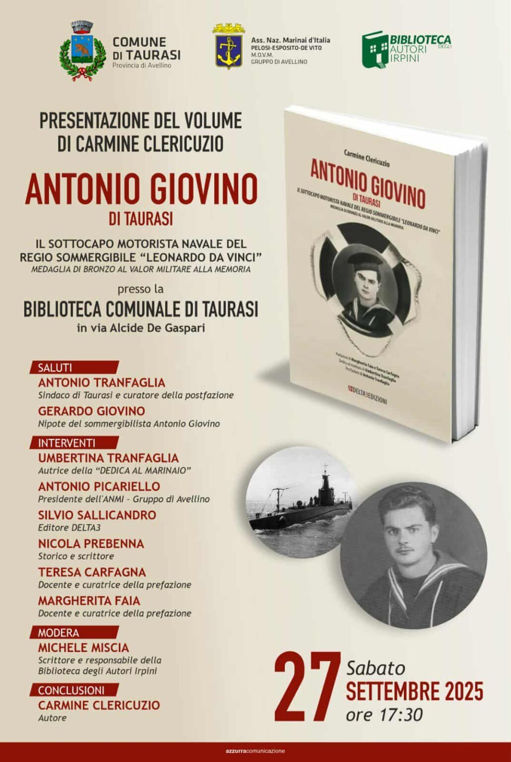 Clericuzio ricorda il coraggio del motorista navale Antonio Giovino ...