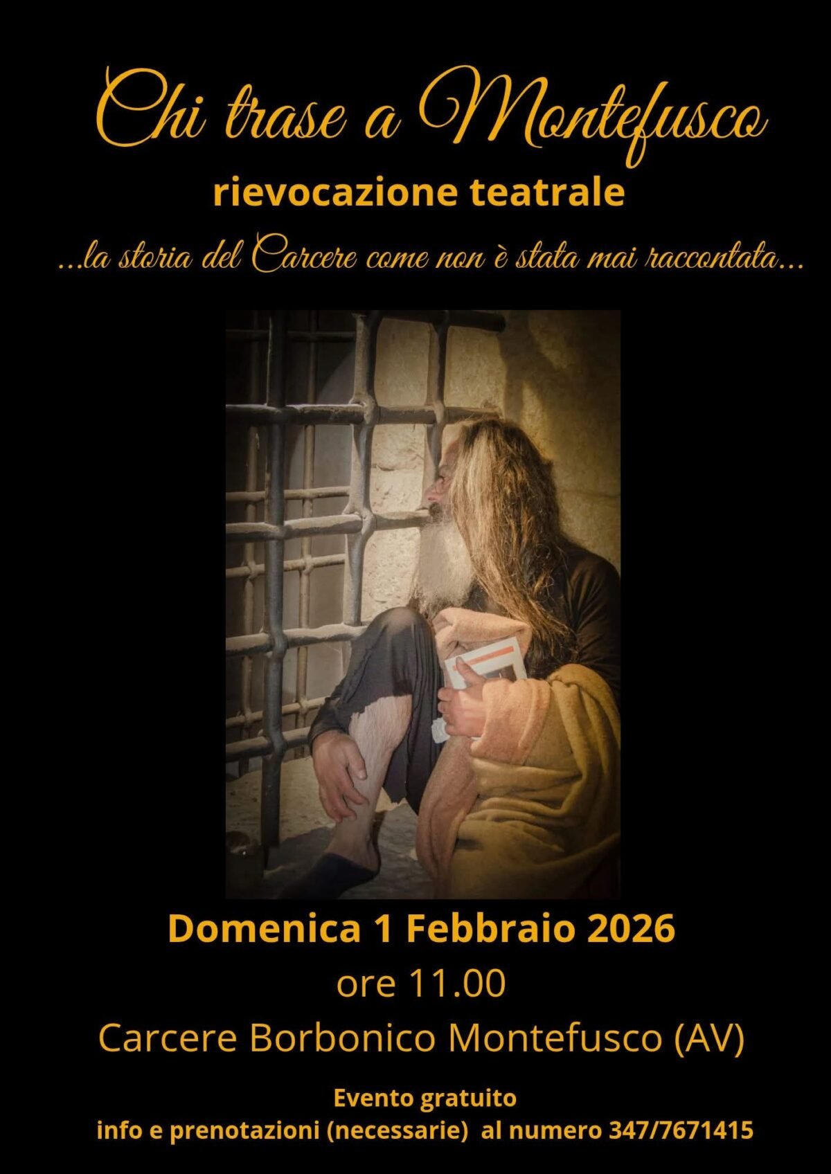 “Chi trase a Montefusco”, il Carcere Borbonico si anima di voce e ...